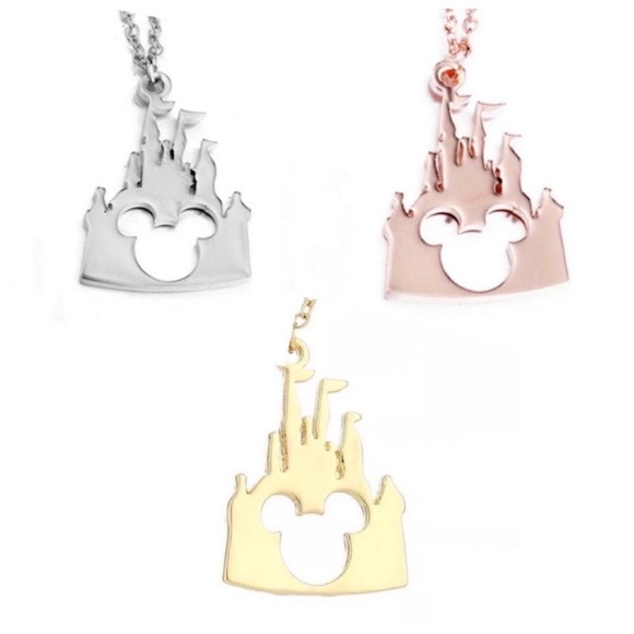 Disney | Jewelry | 43 New Magic Kingdom Mickey Pendant Necklace | Poshmark